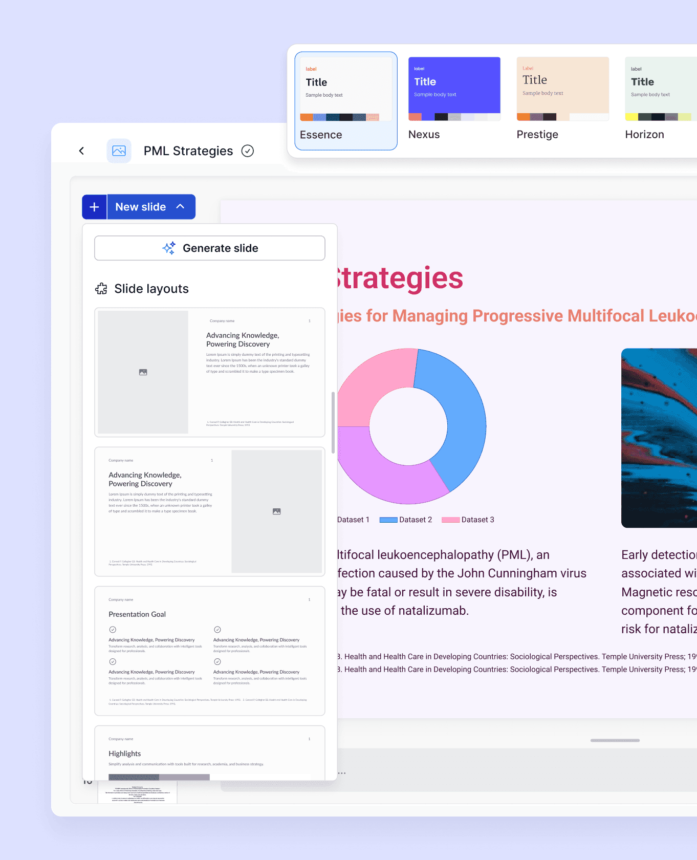 AI Slide Maker for Researchers, Medical Affairs, & Teachers