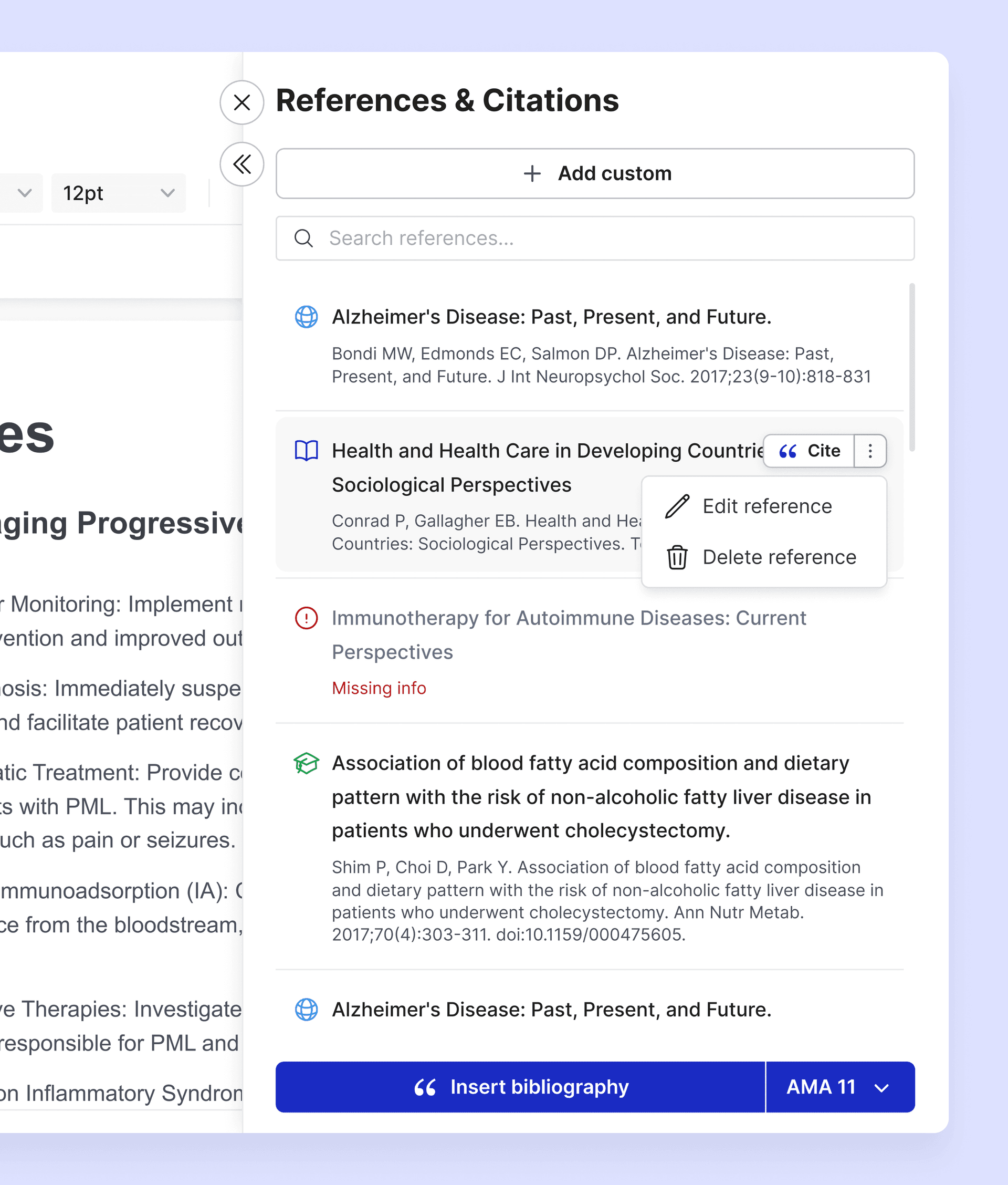Free AMA, APA, and MLA Citation & Bibliography Generator
