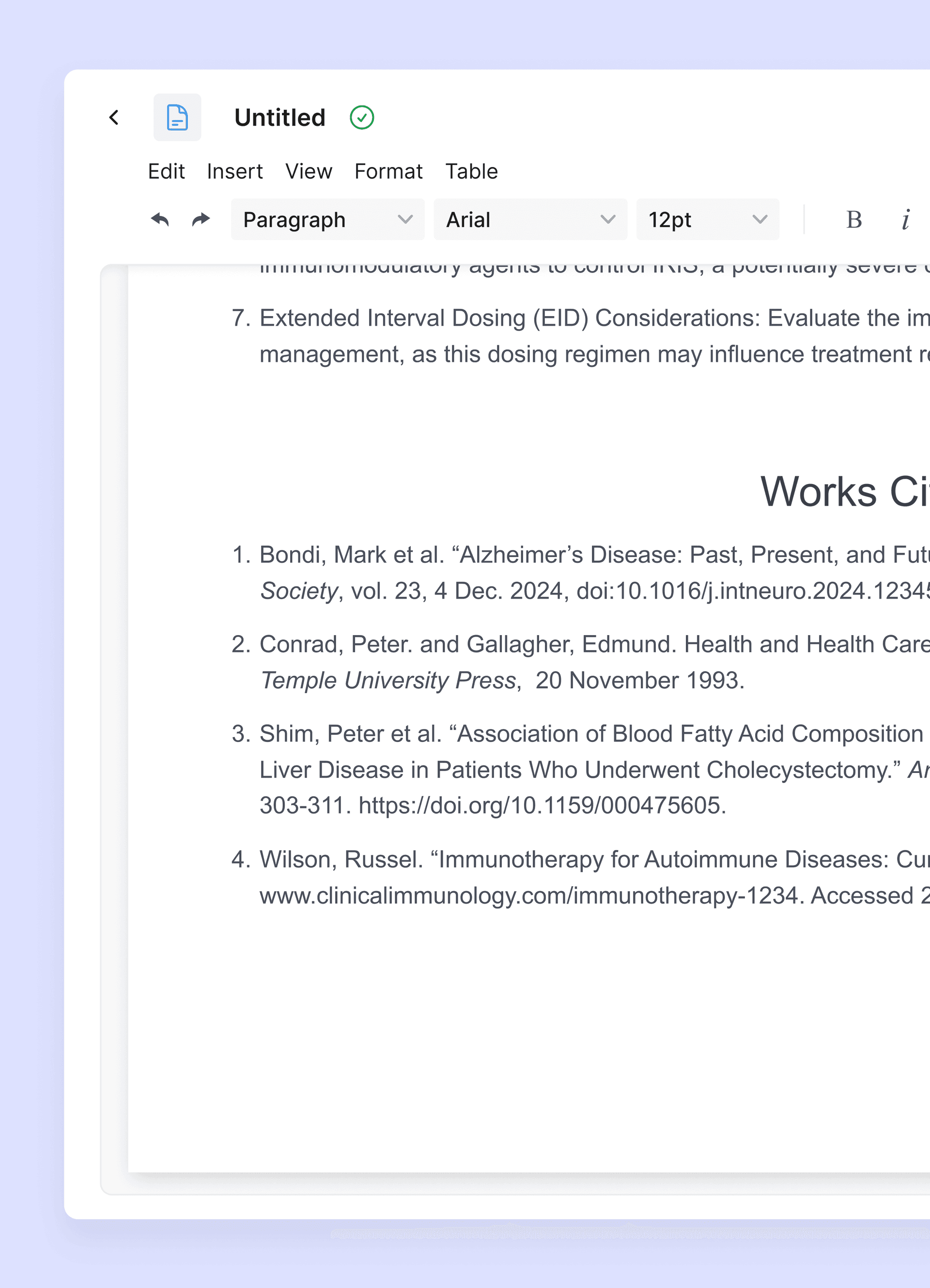 Free Automatic MLA Citation Generator For Medical Writers